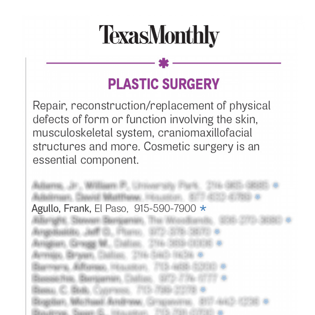 Texas Super Doctor 2023: Dr. Frank Agullo’s 9th Year - Frank Agullo, MD